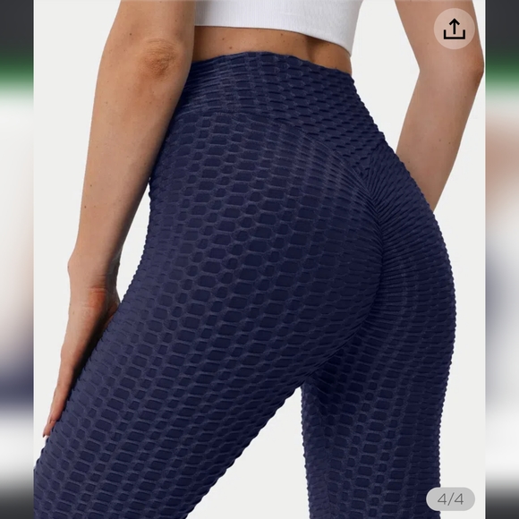 HALARA | Pants & Jumpsuits | Halara High Waisted Butt Lifting Textured Plain 78 Leggings Deep ...